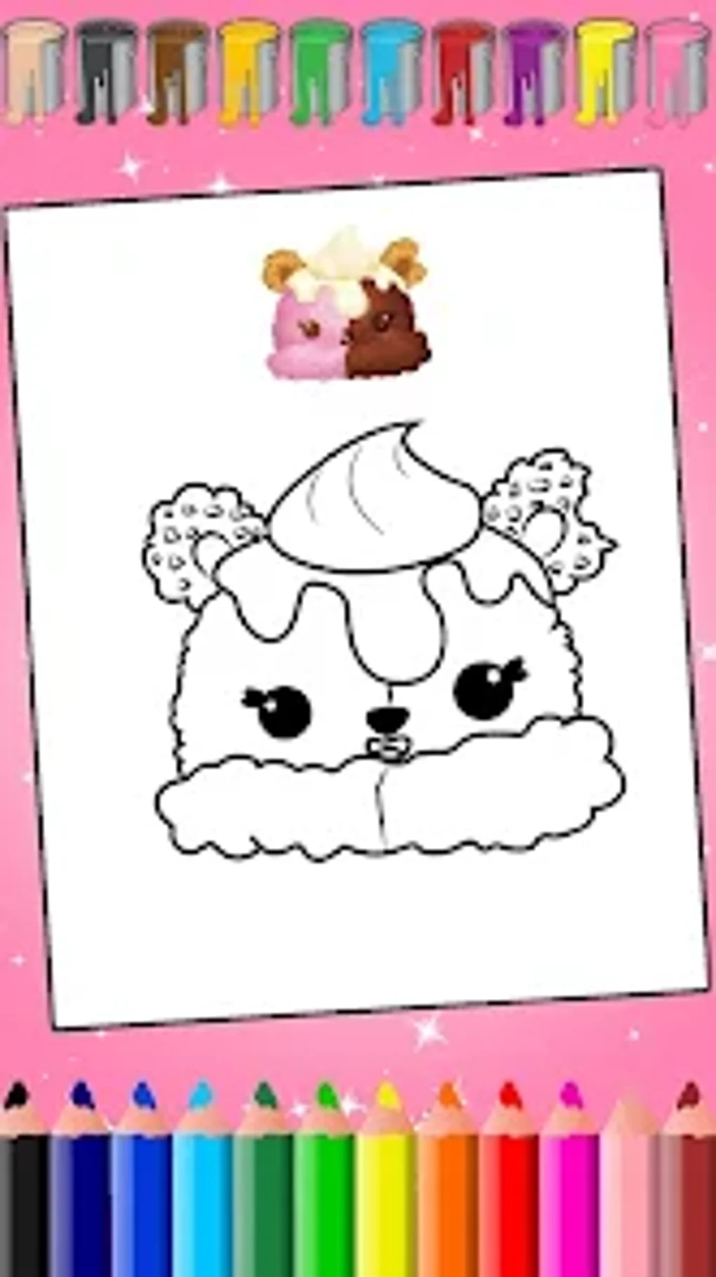 Kawaii Coloring Game for Girls para Android - Descargar