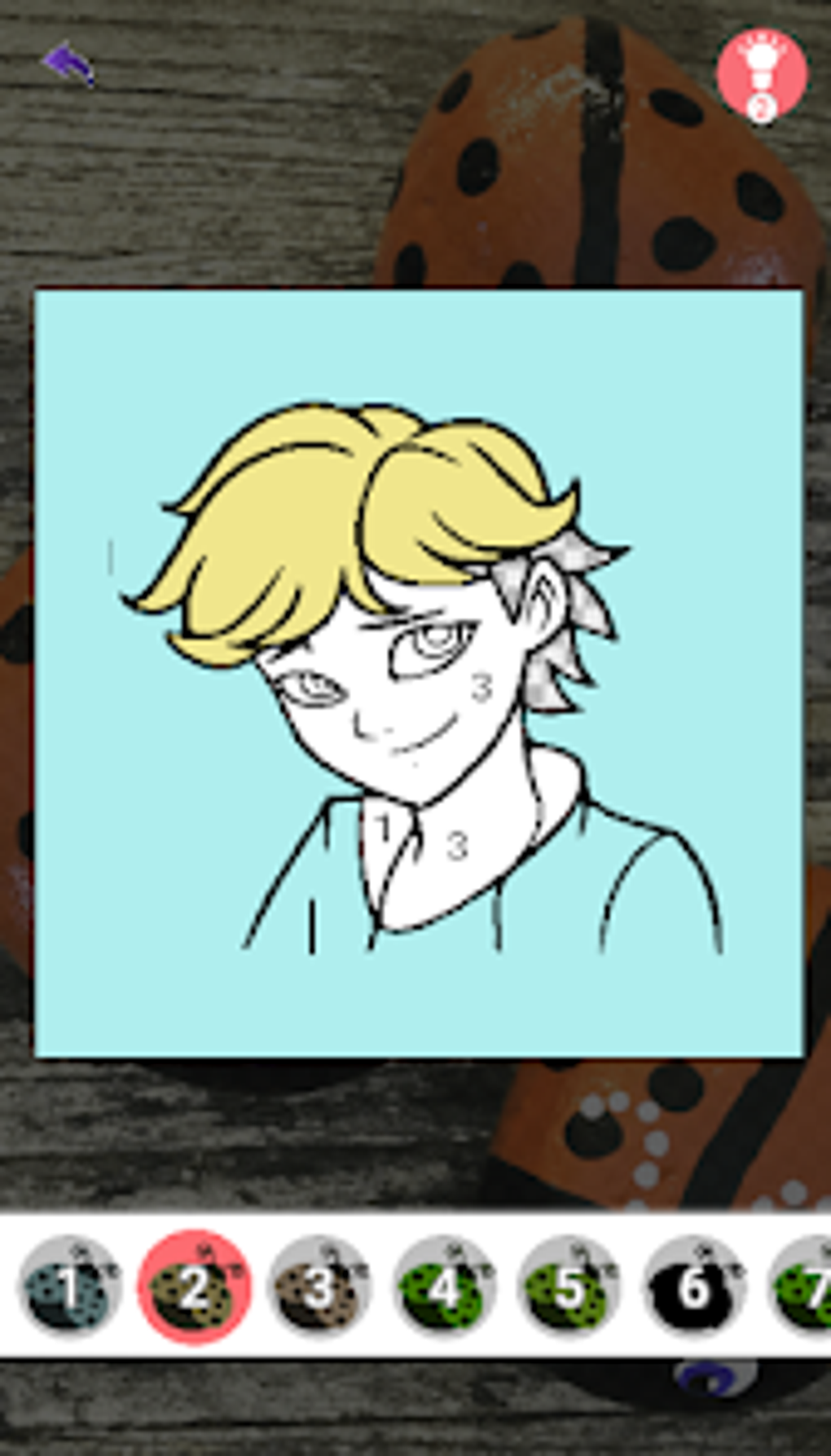 Ladybug Painting Mirculus Page for Android - Download