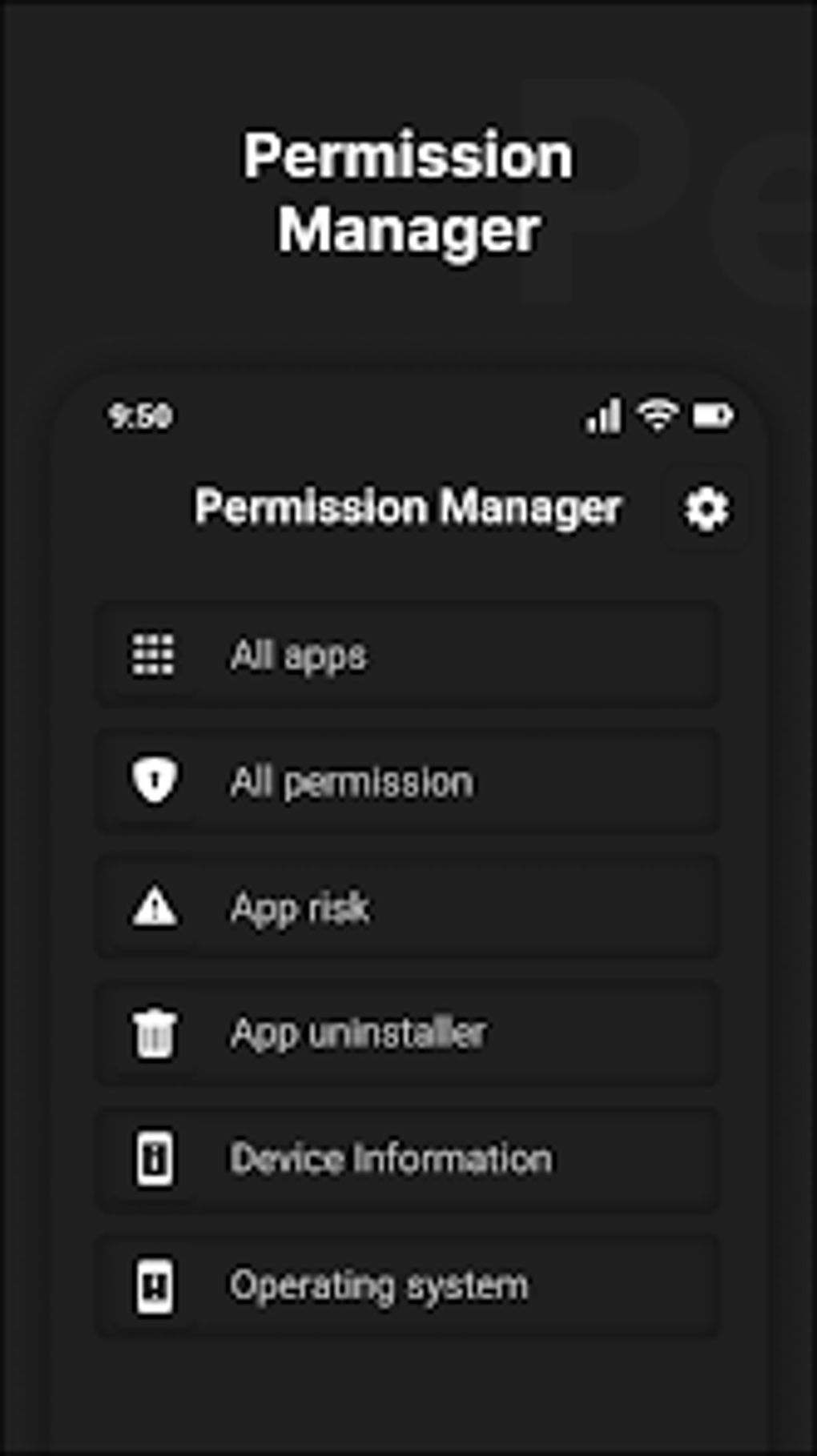 App Permission Manager pour Android - Télécharger