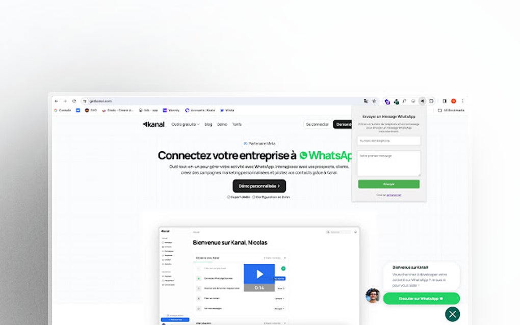 WhatsApp Direct Message for Google Chrome - Extension Download