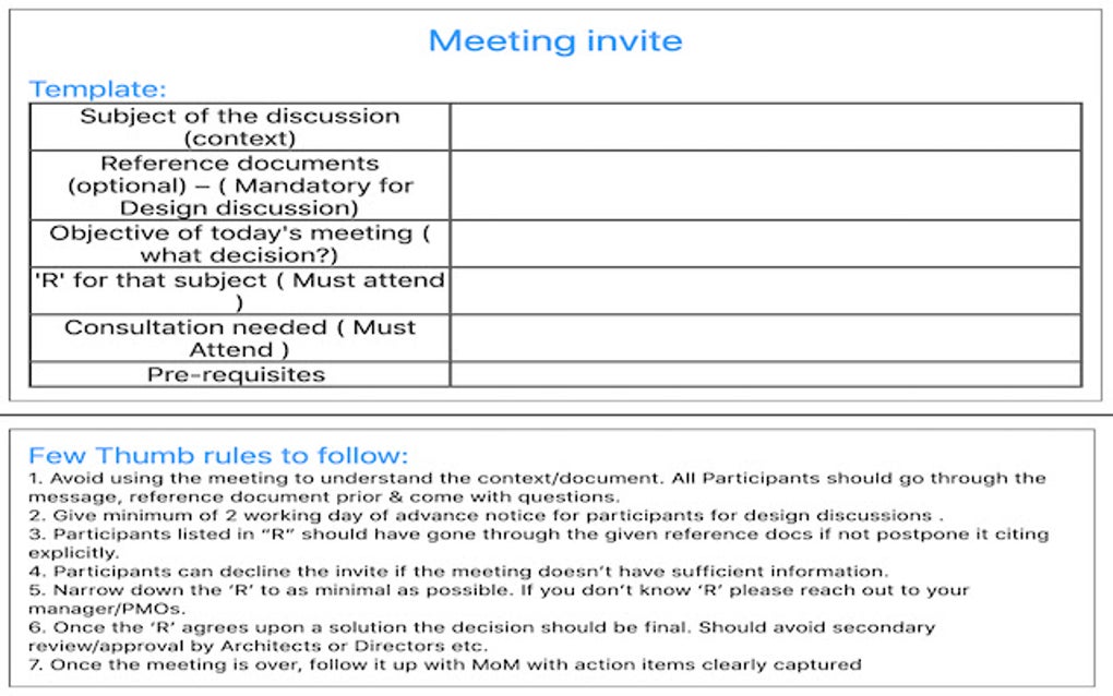 meeting-template para Google Chrome - Extensión Descargar