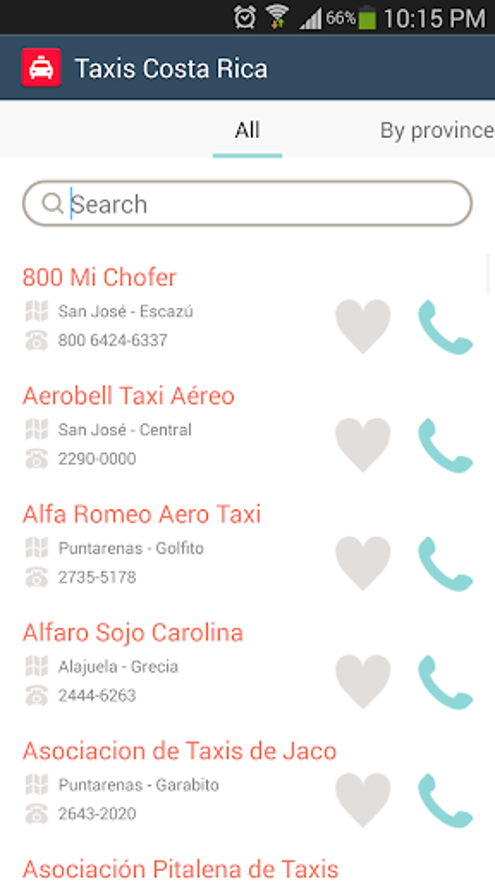 Taxis Costa Rica APK para Android - Descargar