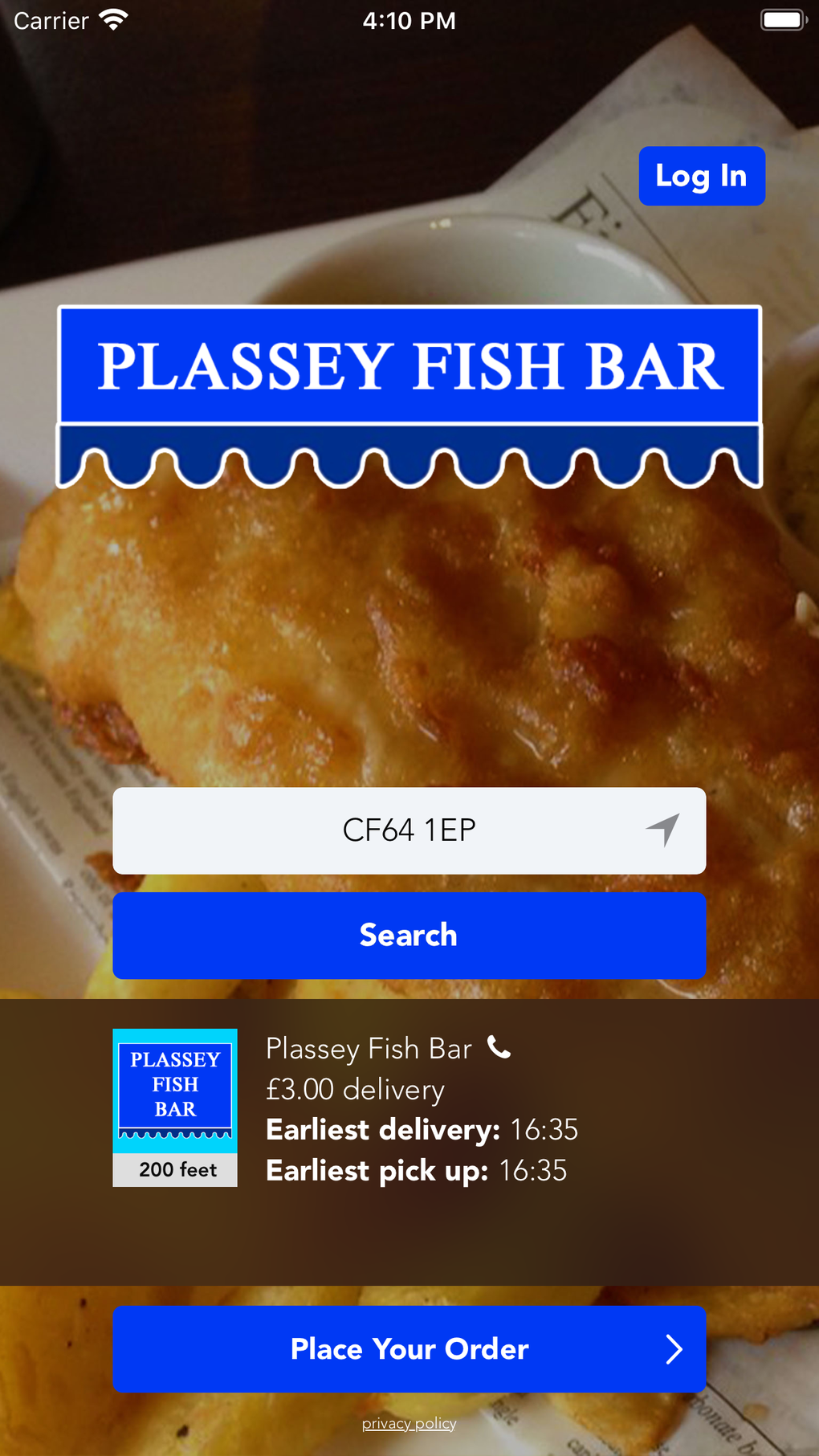 Plassey Fish Bar for iPhone - Download