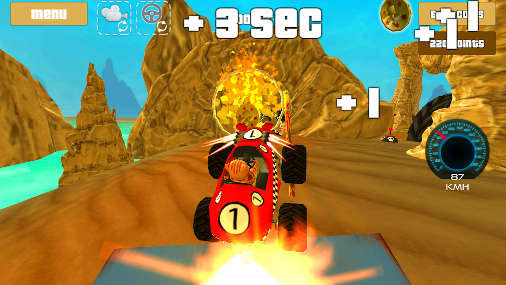 Cat Race Car Extreme Driving para Android - Descargar