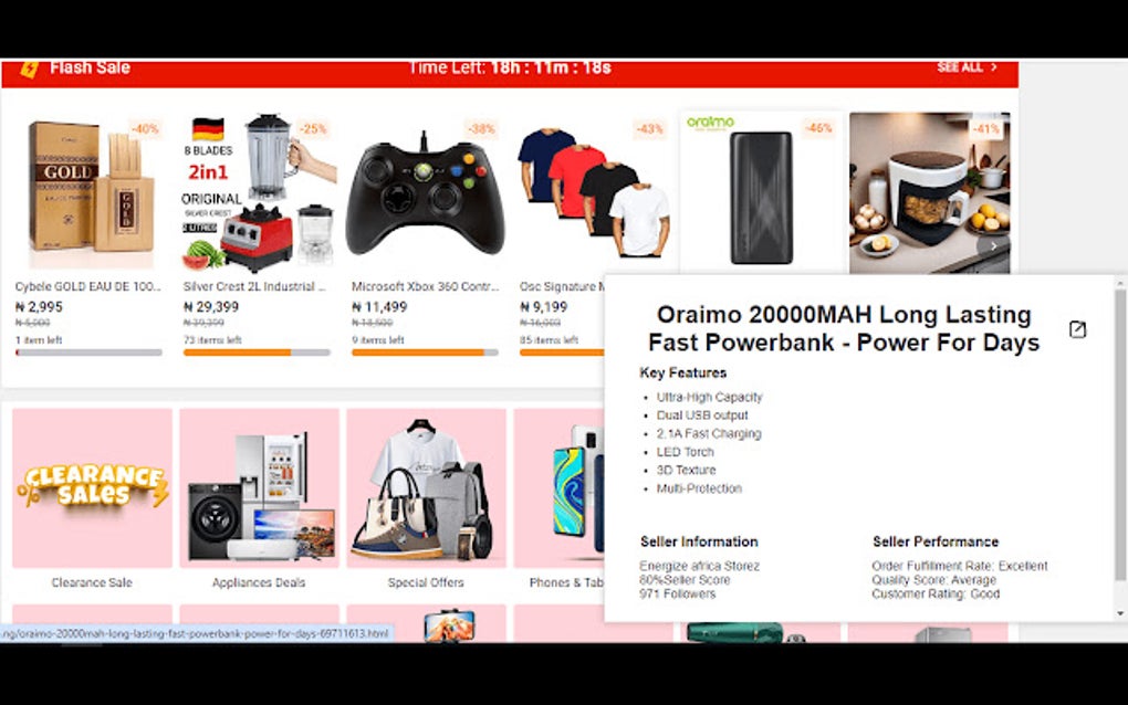 Quick View for Jumia para Google Chrome - Extensión Descargar