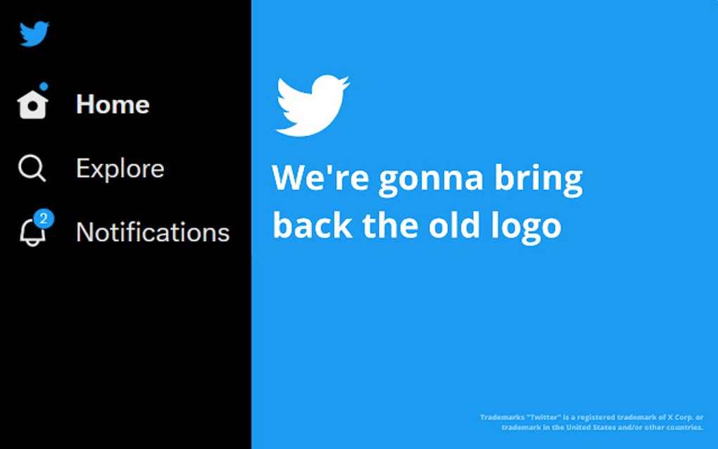 TwitReplace | Replace Twitter Logo for Google Chrome - Extension Download