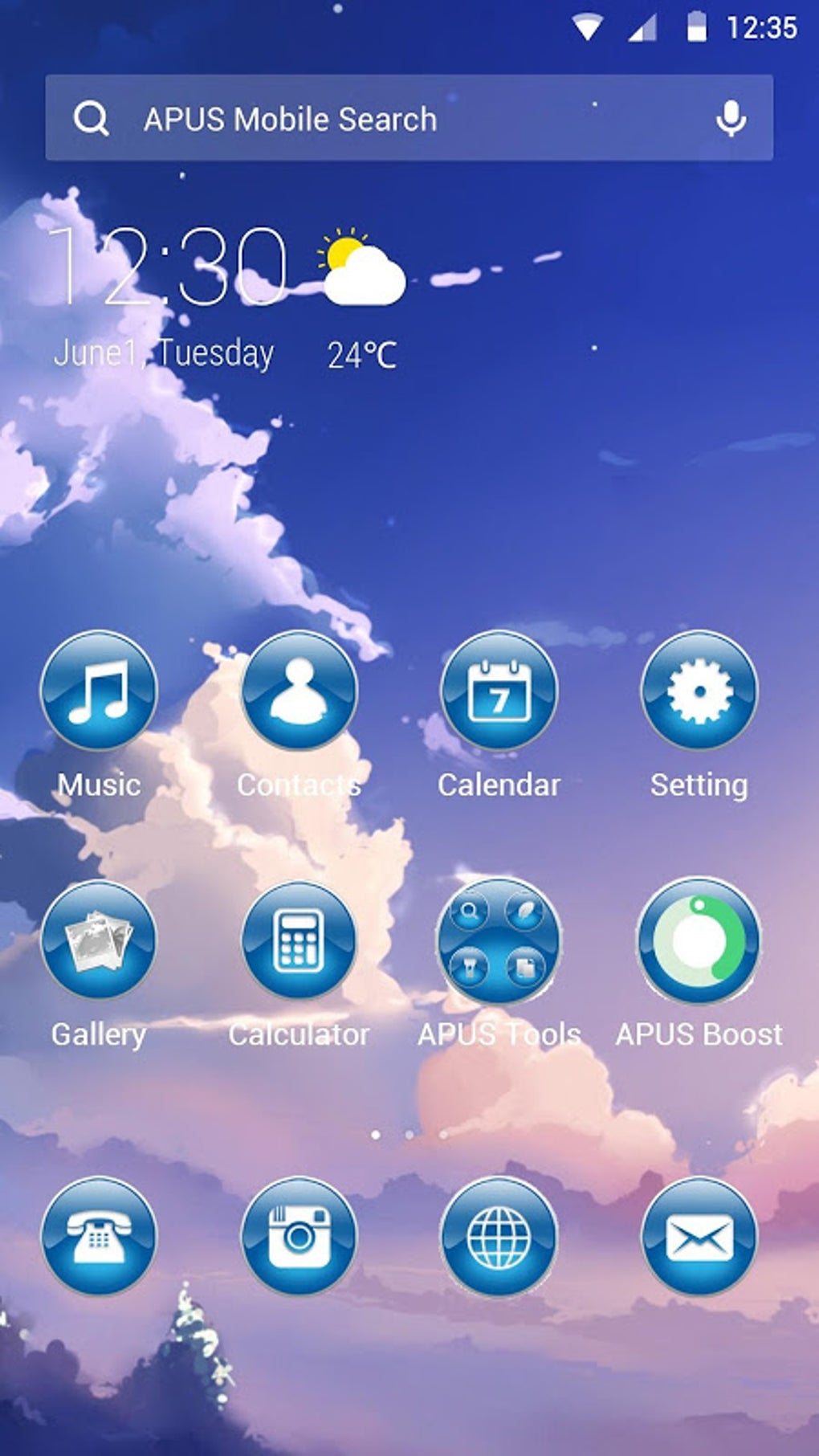 sunset-APUS Launcher theme APK para Android - Descargar