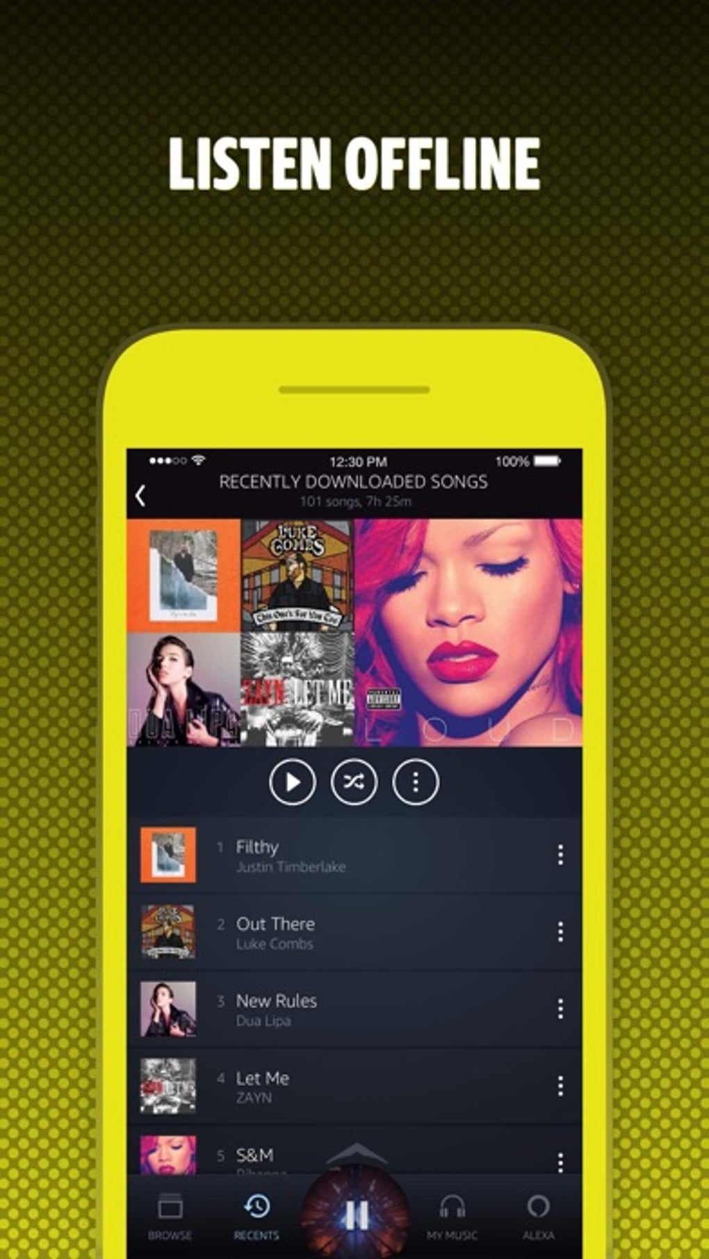 Amazon Music: Songs Podcasts para iPhone - Download