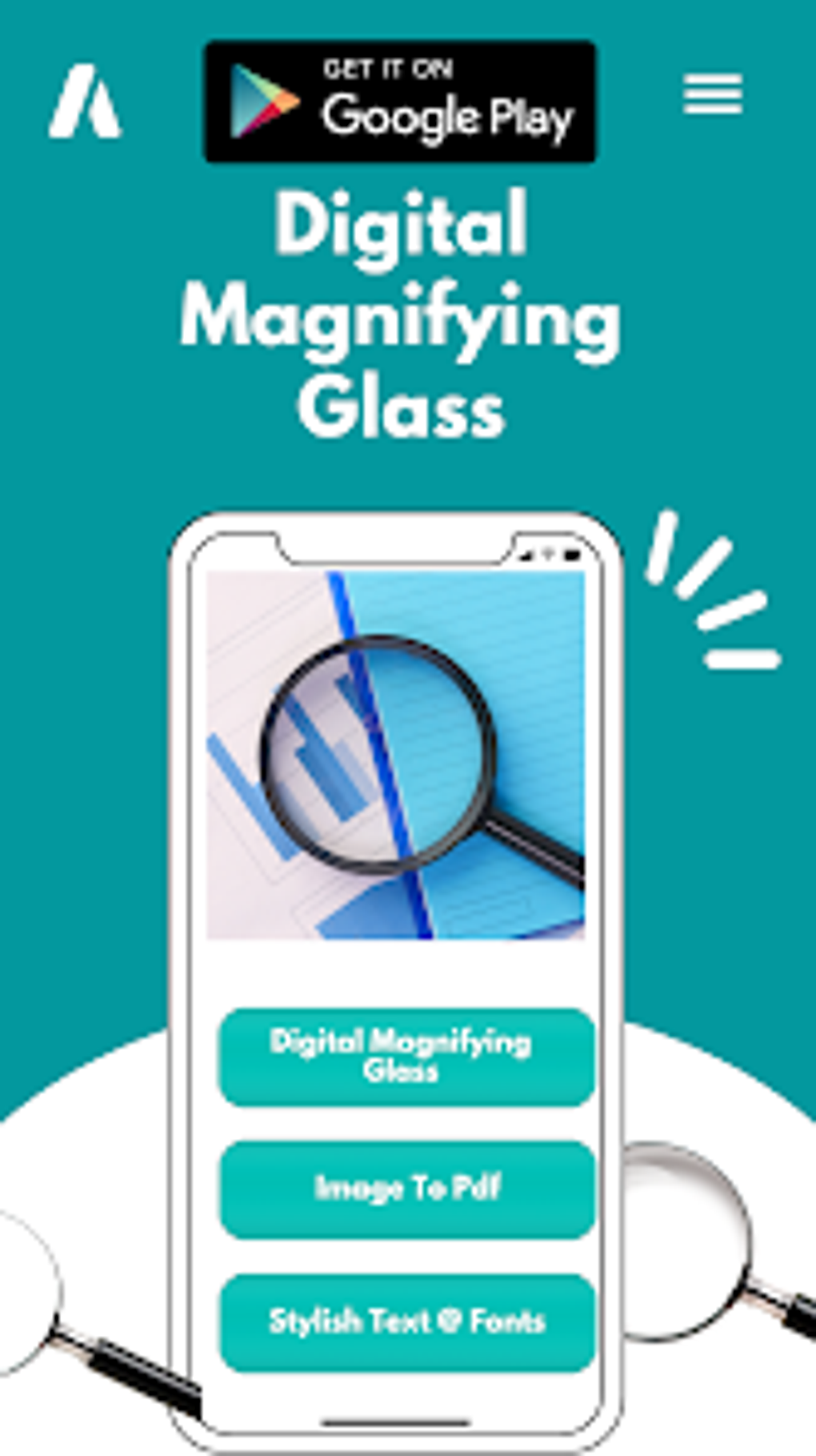Magnifying Glass: Magnifier for Android - Download Magnifying Glass: Magnifier for Android - Download