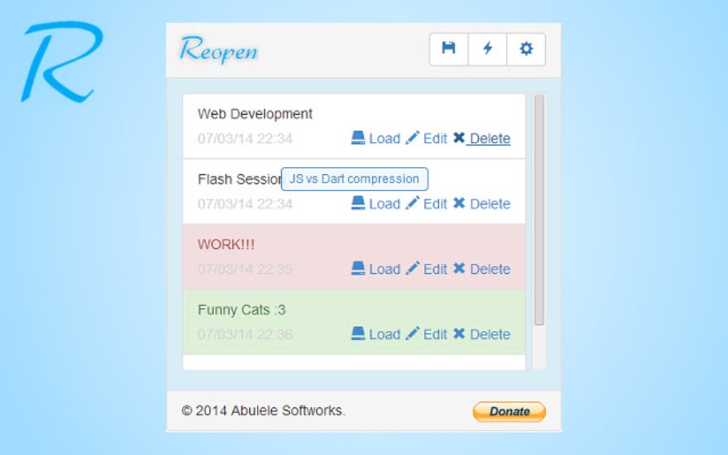 Reopen for Google Chrome - Extension Download
