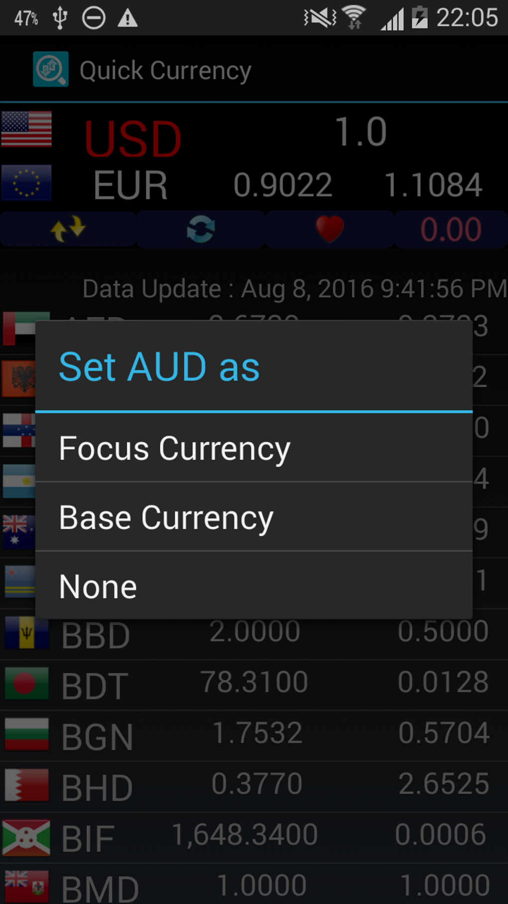 Currency Viewer for Android - Download