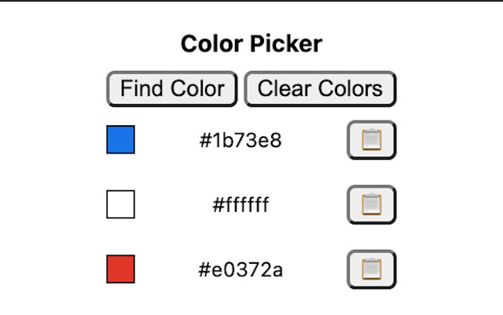 Color Picker Google Chrome 용 - 확장 프로그램 다운로드