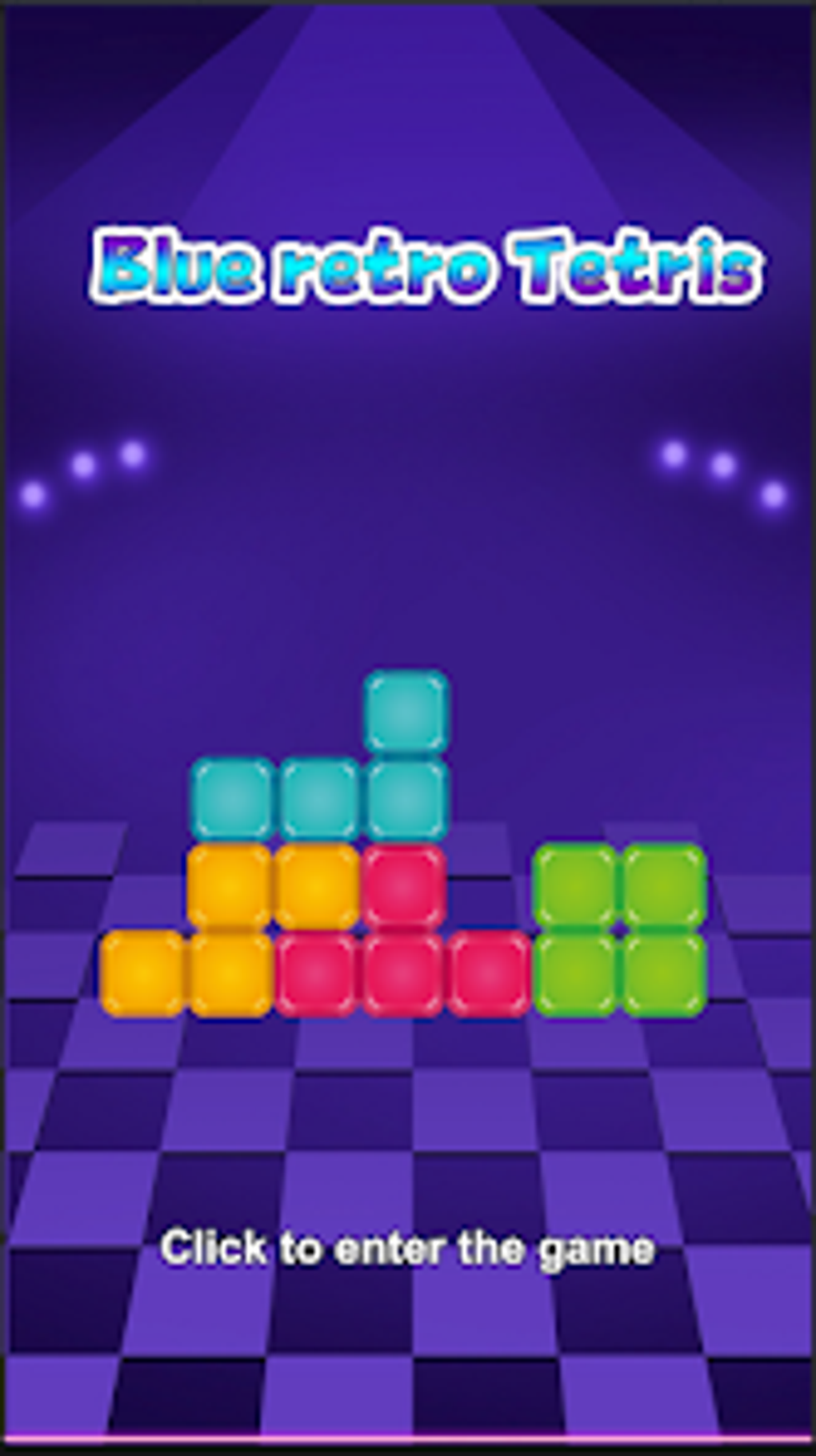 Blue Retro Tetris for Android - Download