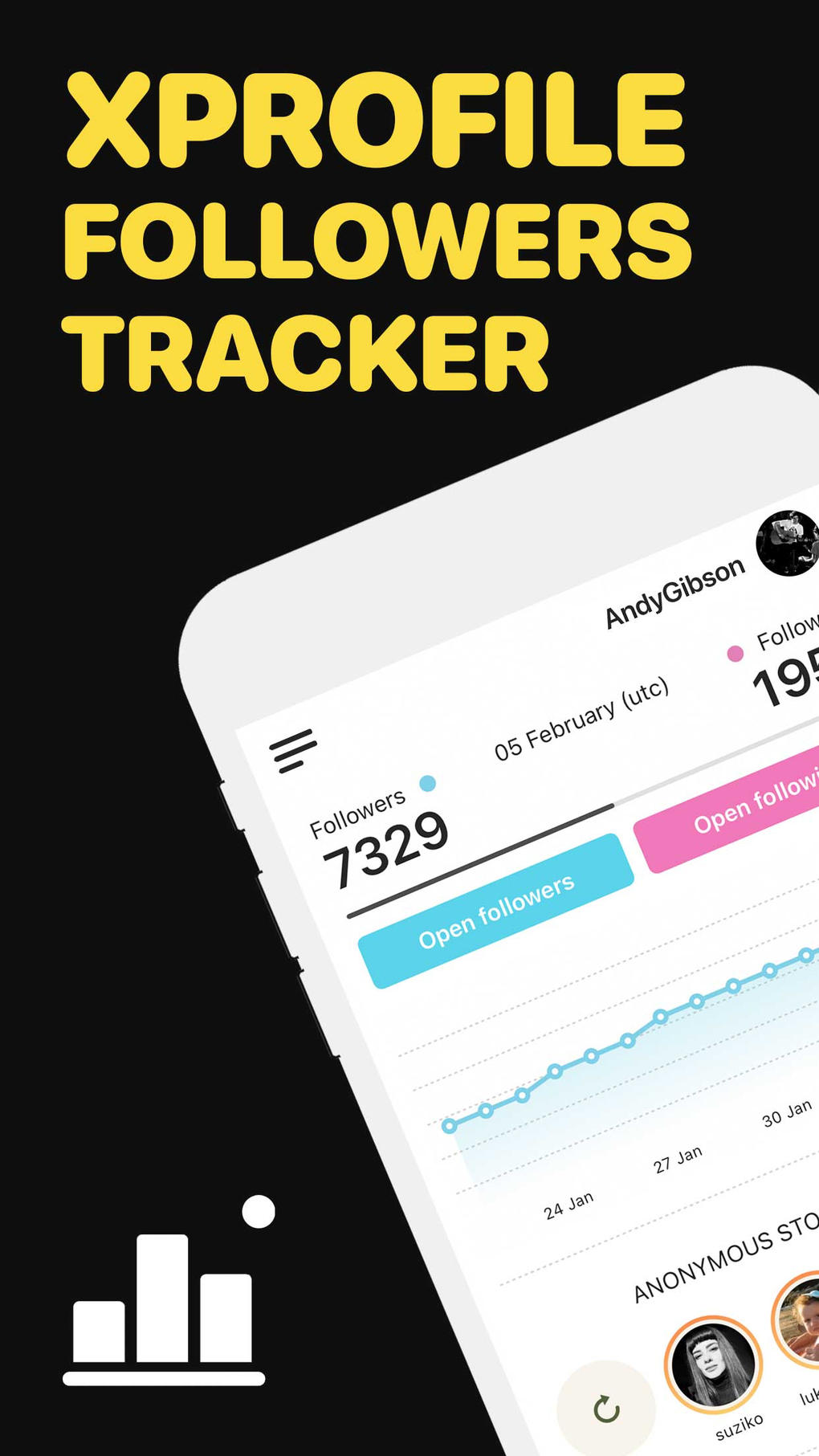 xProfile Followers Tracker para iPhone - Descargar