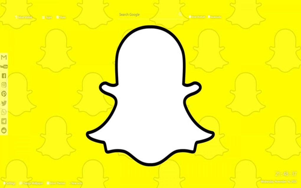 Snapchat Wallpaper for Google Chrome - Extension Download
