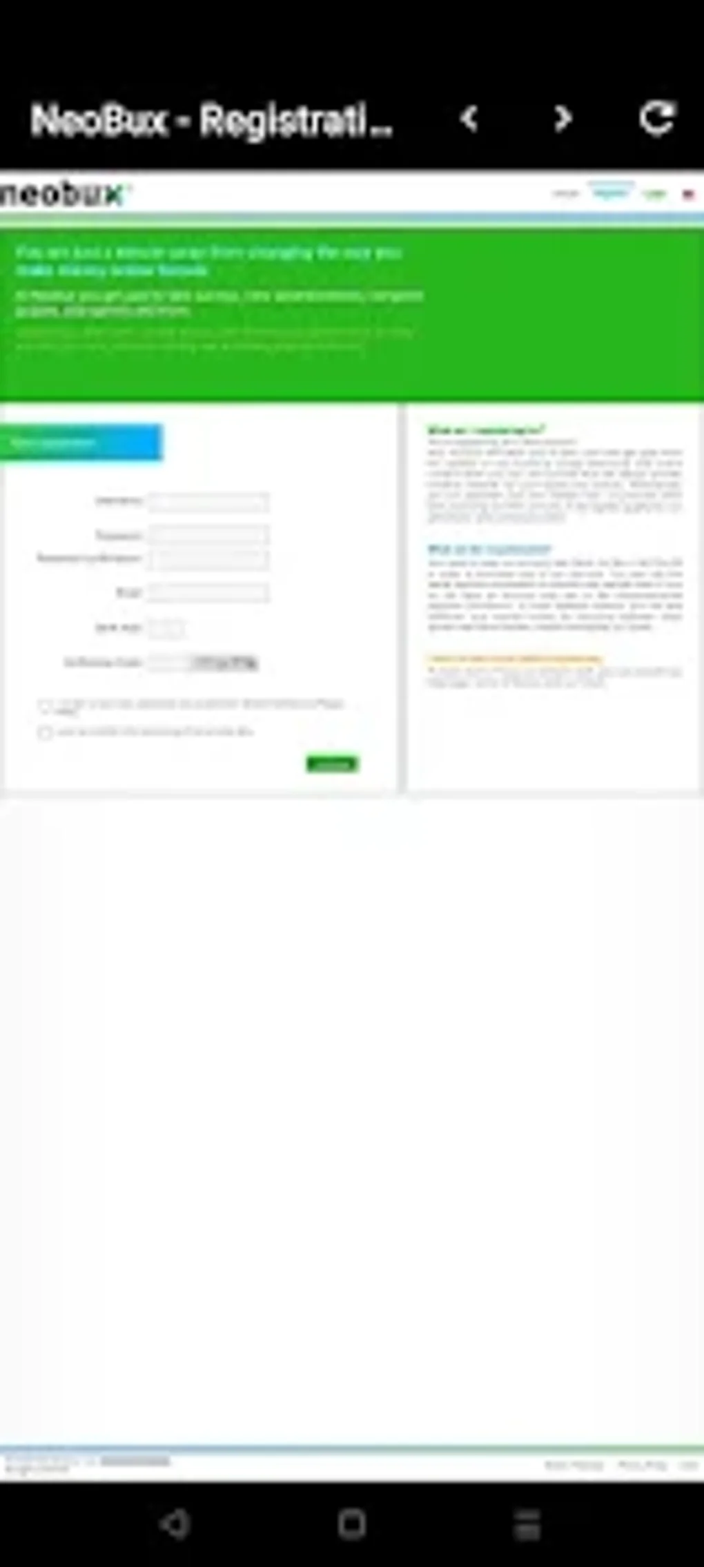 Neobux para Android - Descargar