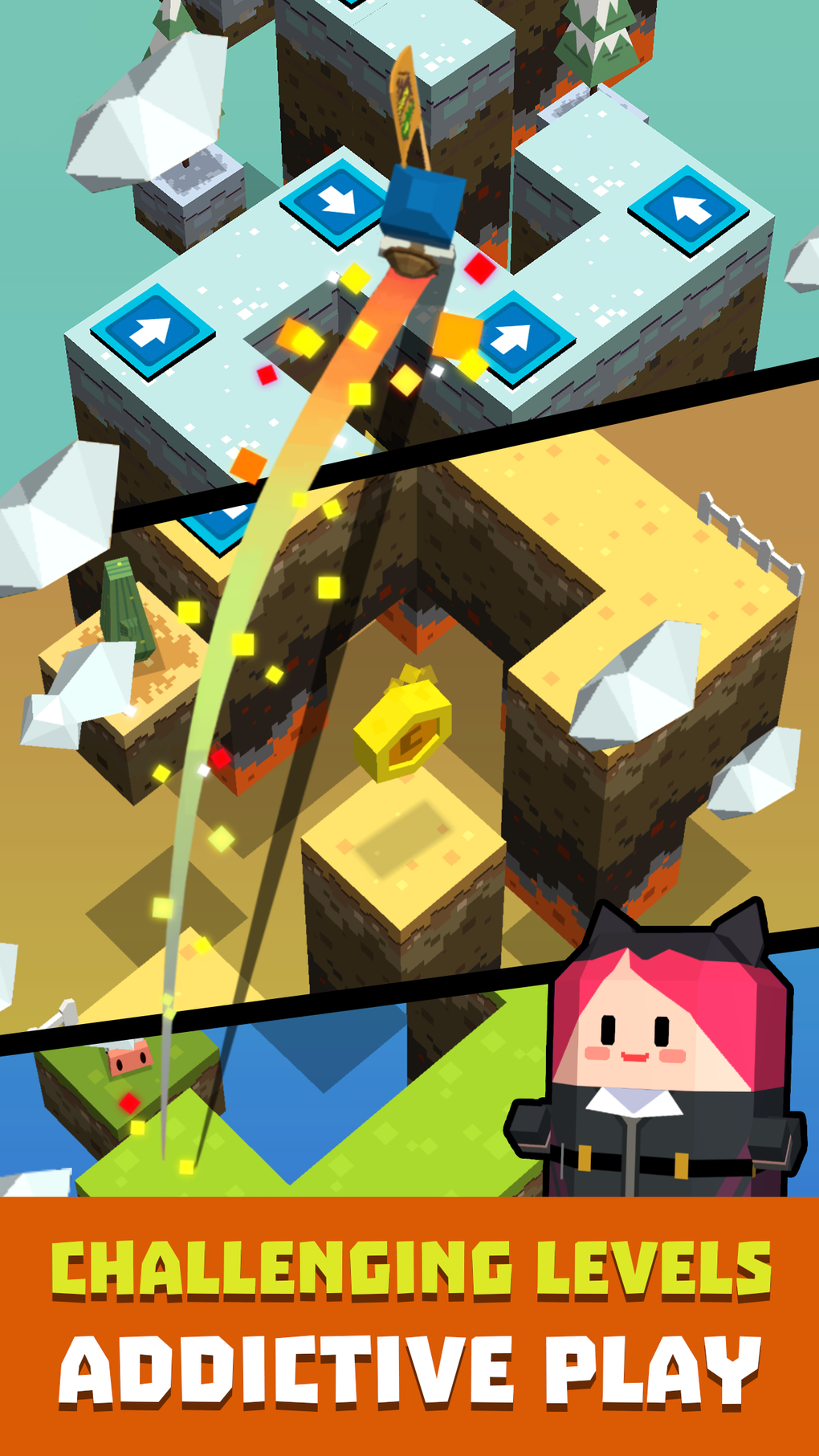 Cubie Jump - Tap Dash for iPhone - Download