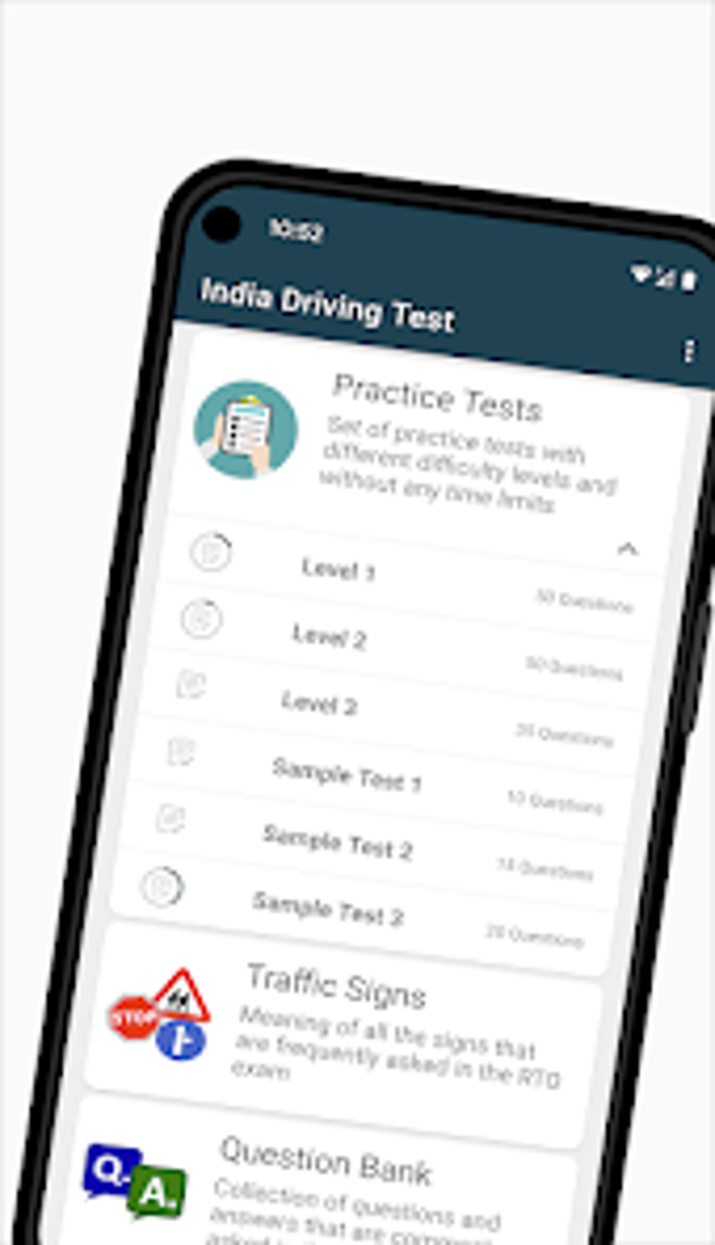 RTO Exam: Driving Licence Test para Android - Descargar