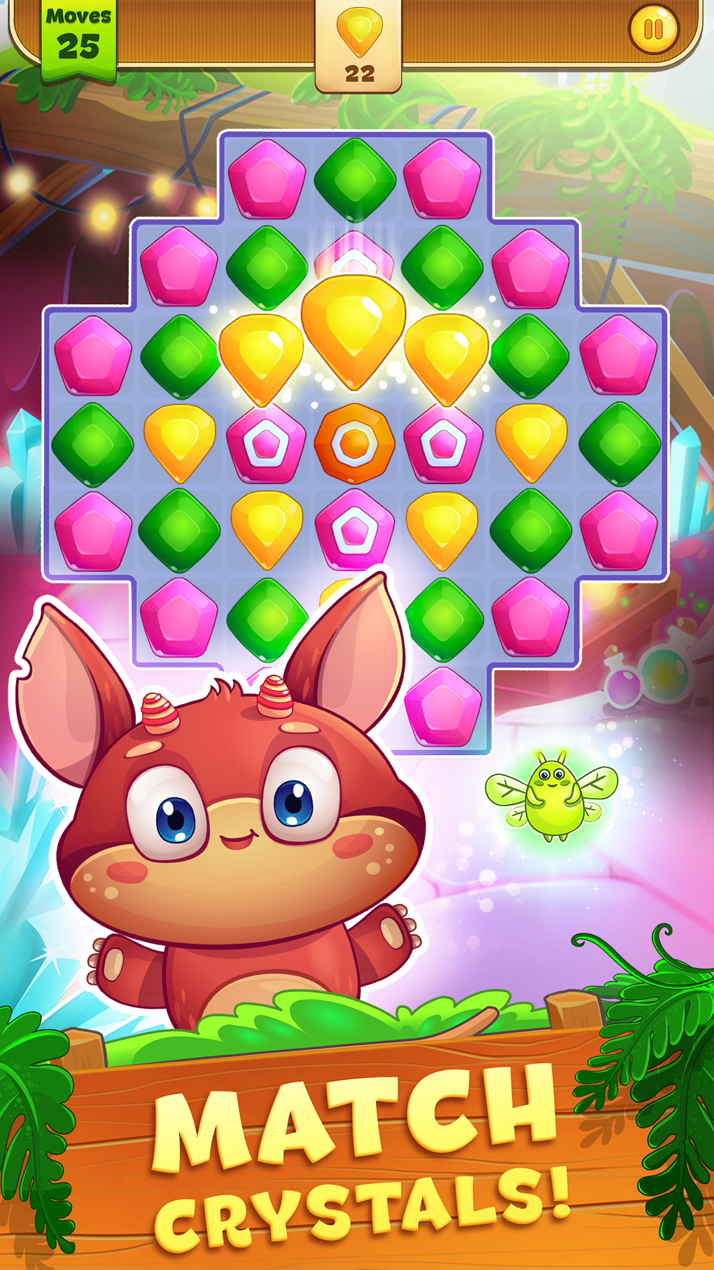 Crystal Crunch Jeweled Games for iPhone - Download