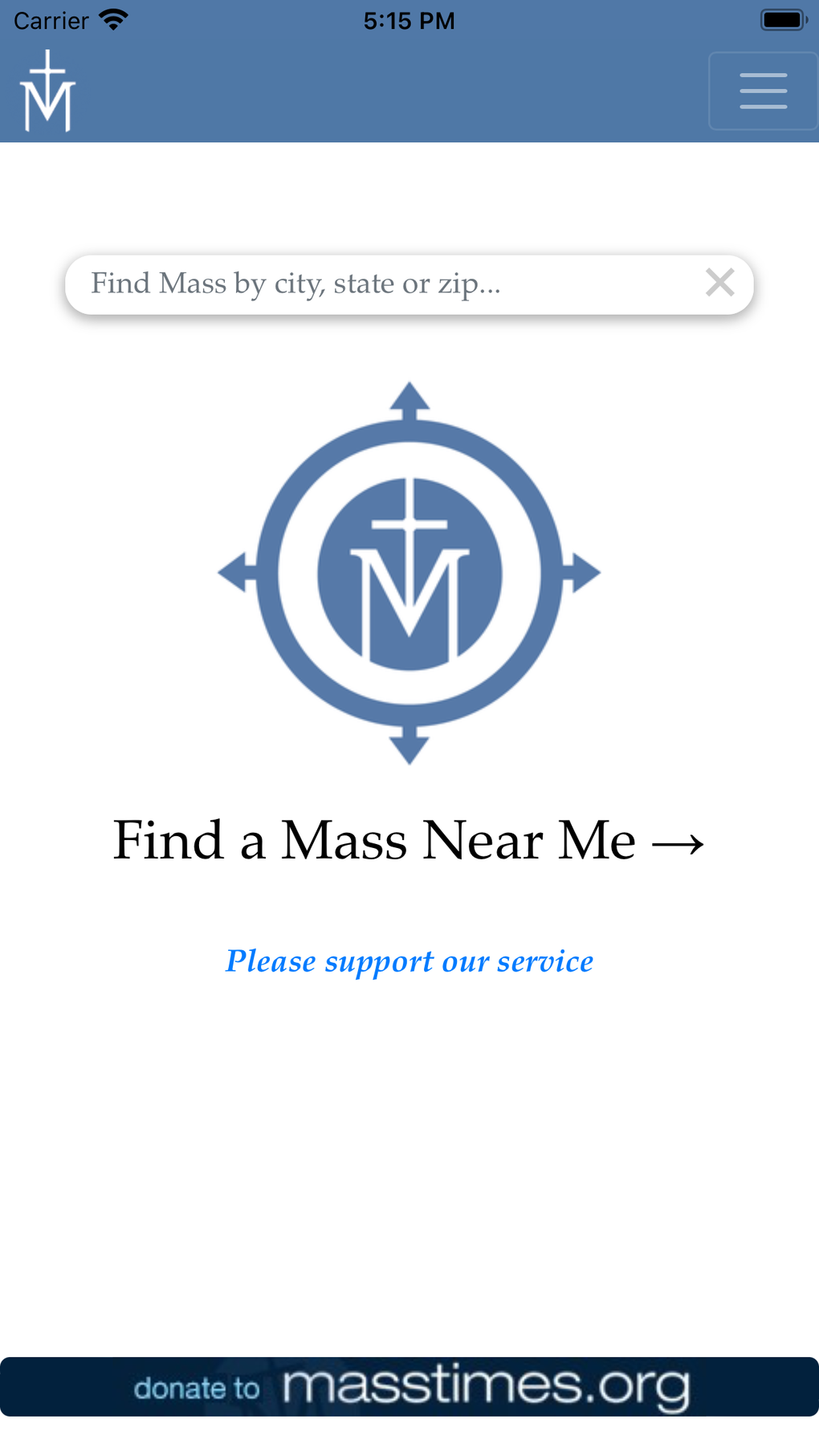 Mass Times for Travel for iPhone - Download