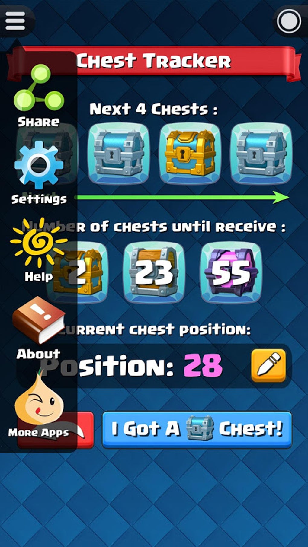 Chest Tracker for Clash Royale APK für Android - Download