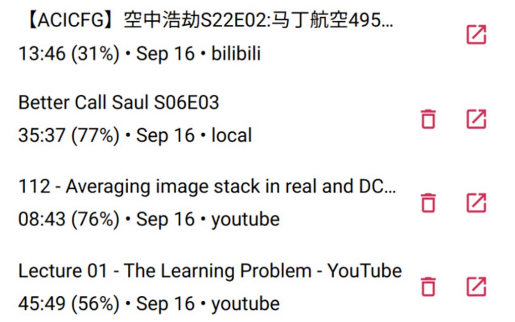 Video Watch History for Google Chrome - Extension Download