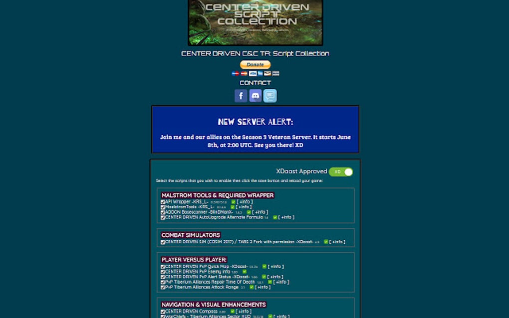 CENTER DRIVEN Ultimate Script Pack per Google Chrome - Estensione Download
