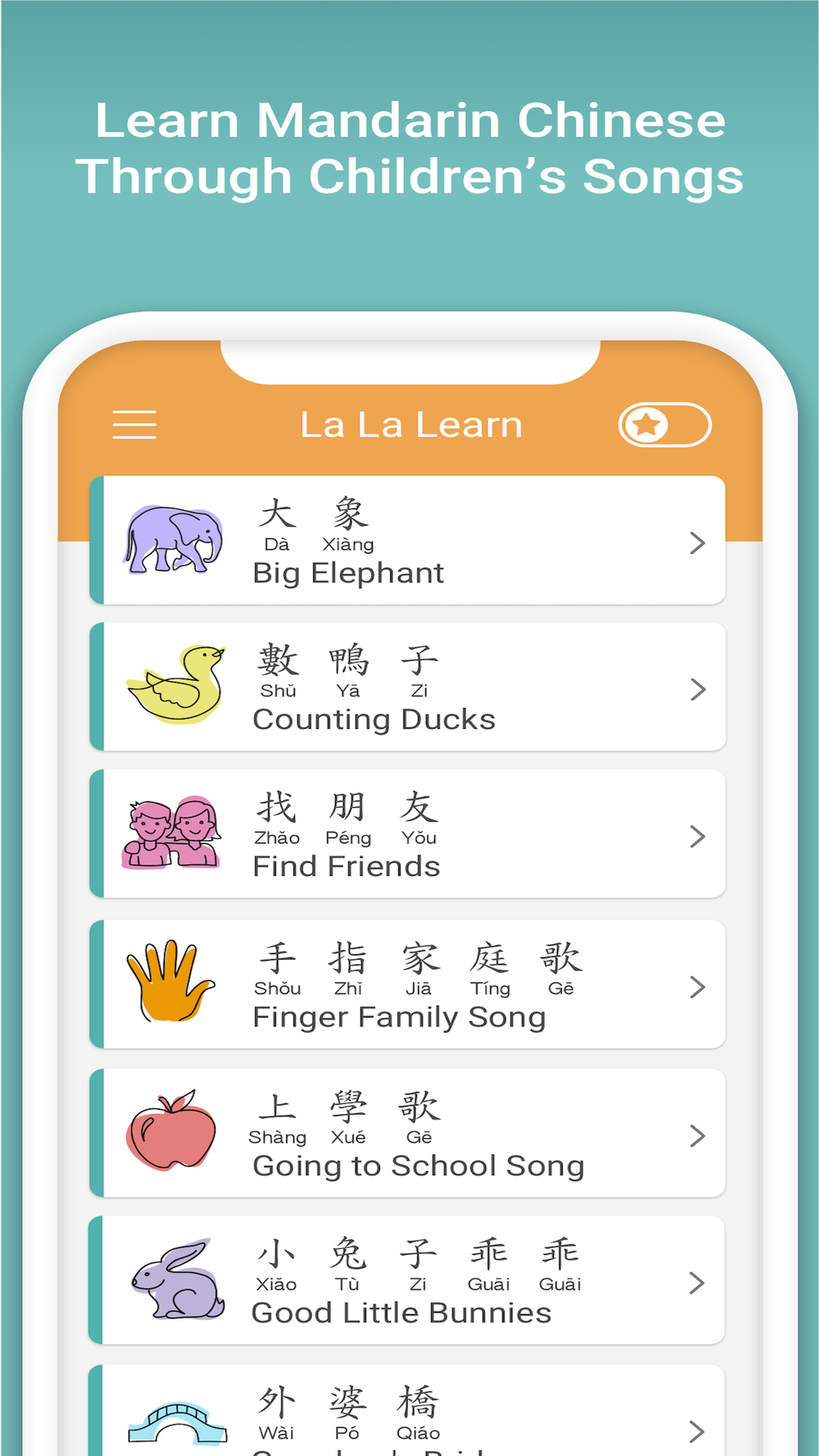 La La Learn - Mandarin Chinese para iPhone - Descargar
