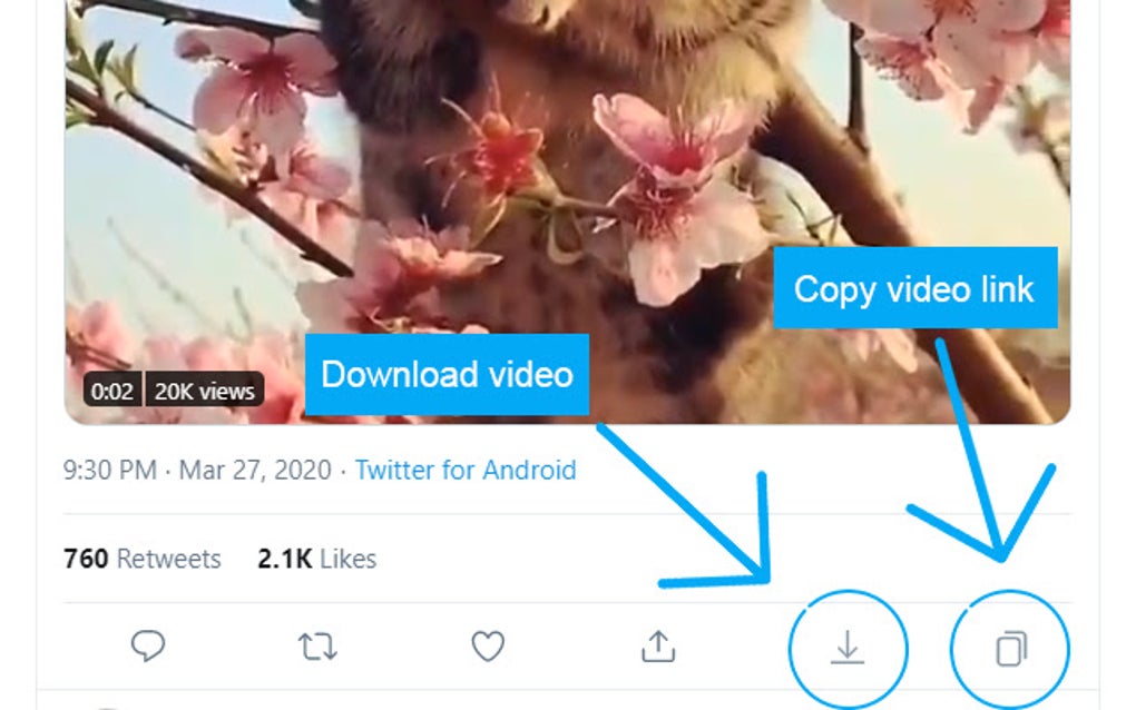 Twitter Video Downloader Google Chrome 용 - 확장 프로그램 다운로드