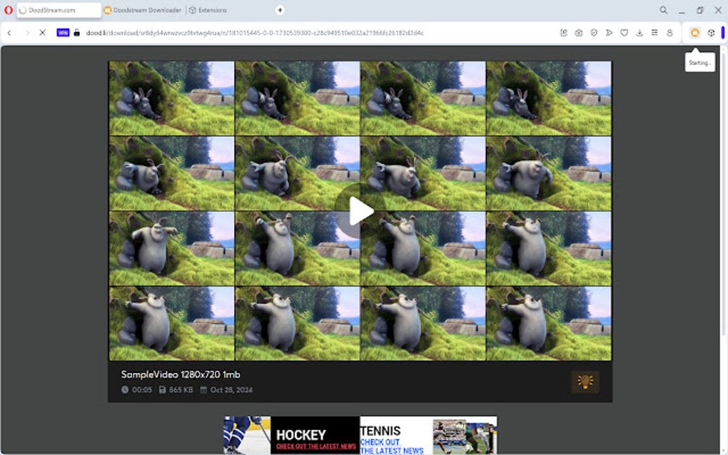 Doodstream Downloader pour Google Chrome - Extension Télécharger