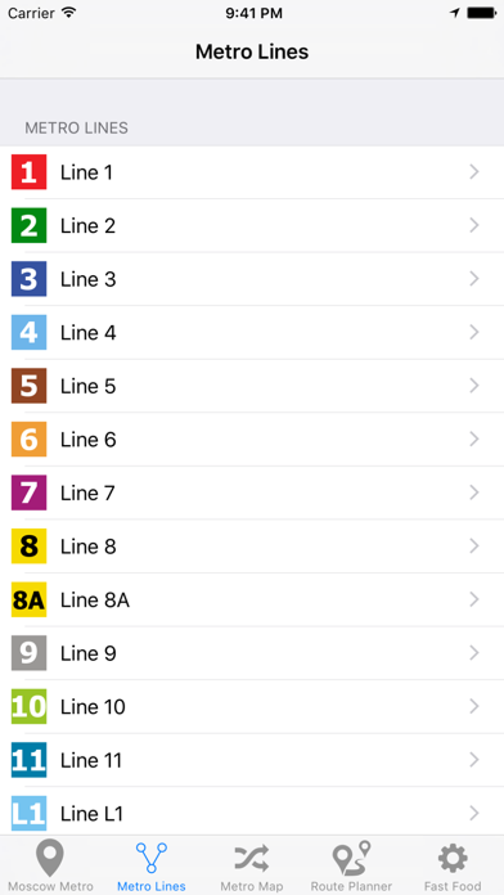 Moscow Metro Subway for iPhone - Download