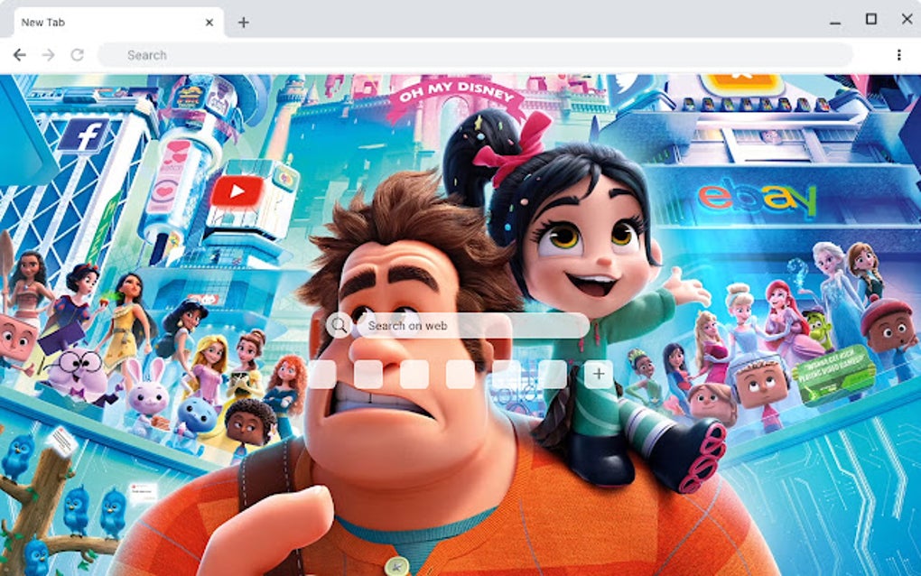 Wreck-It Ralph Live Wallpaper für Google Chrome - Erweiterung Download