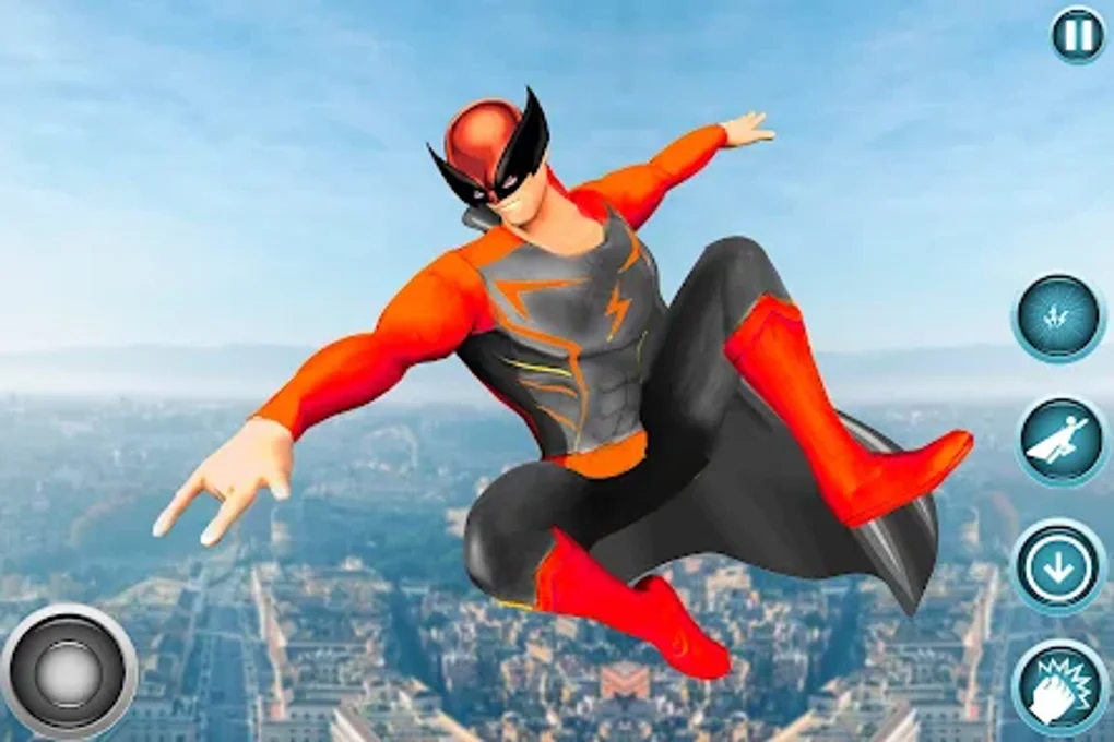Flying Superhero Man Games for Android - Download