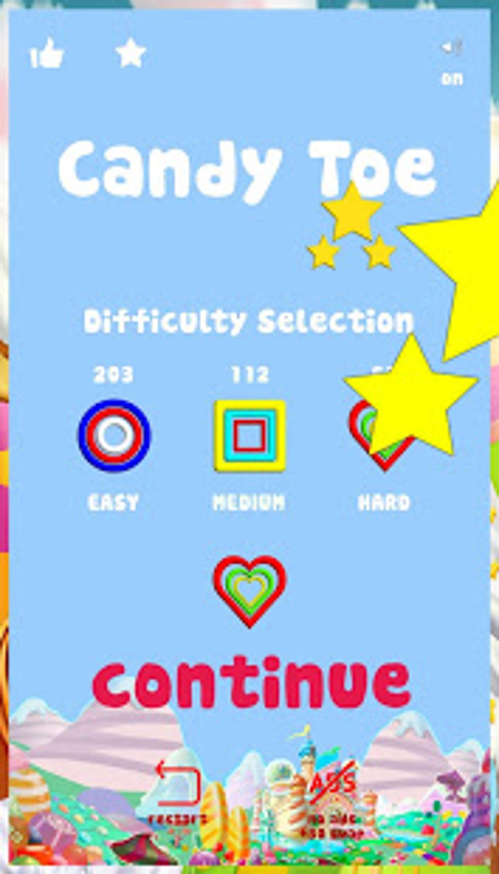Candy Toe - Noughts And Noughts Tateti Tris Triqui APK for Android ...