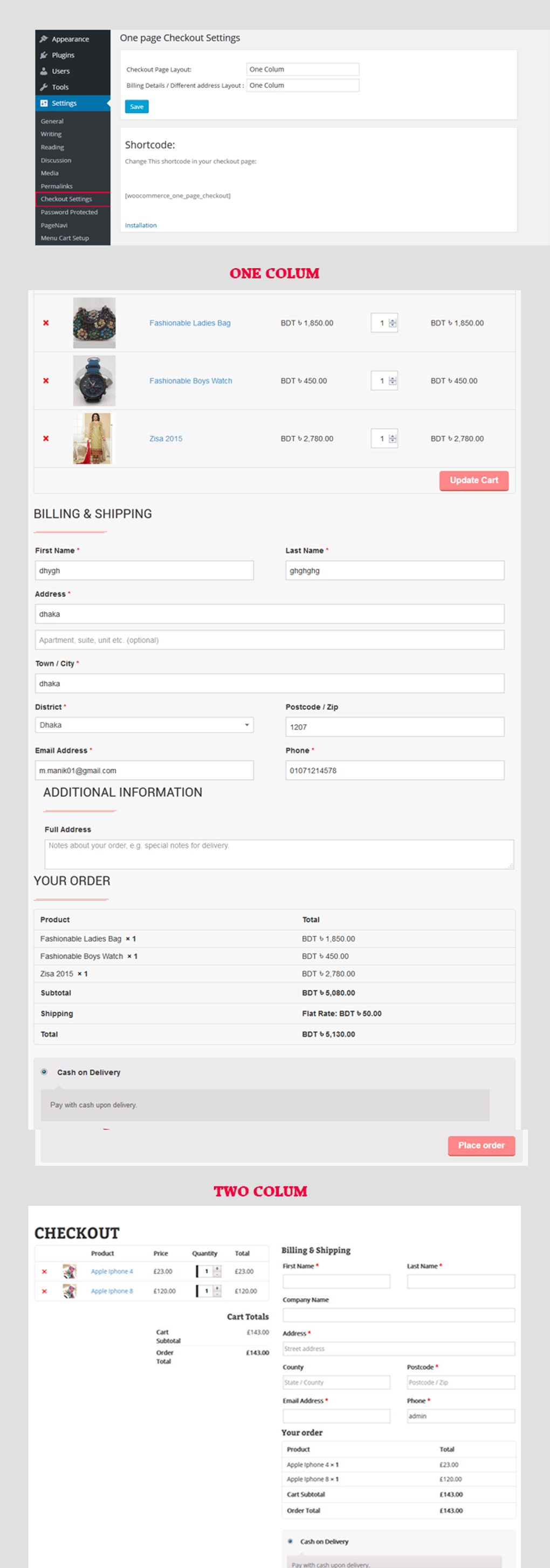 Bootstrap one page woocommerce checkout para WordPress - Descargar Bootstrap one page woocommerce checkout para WordPress - Descargar