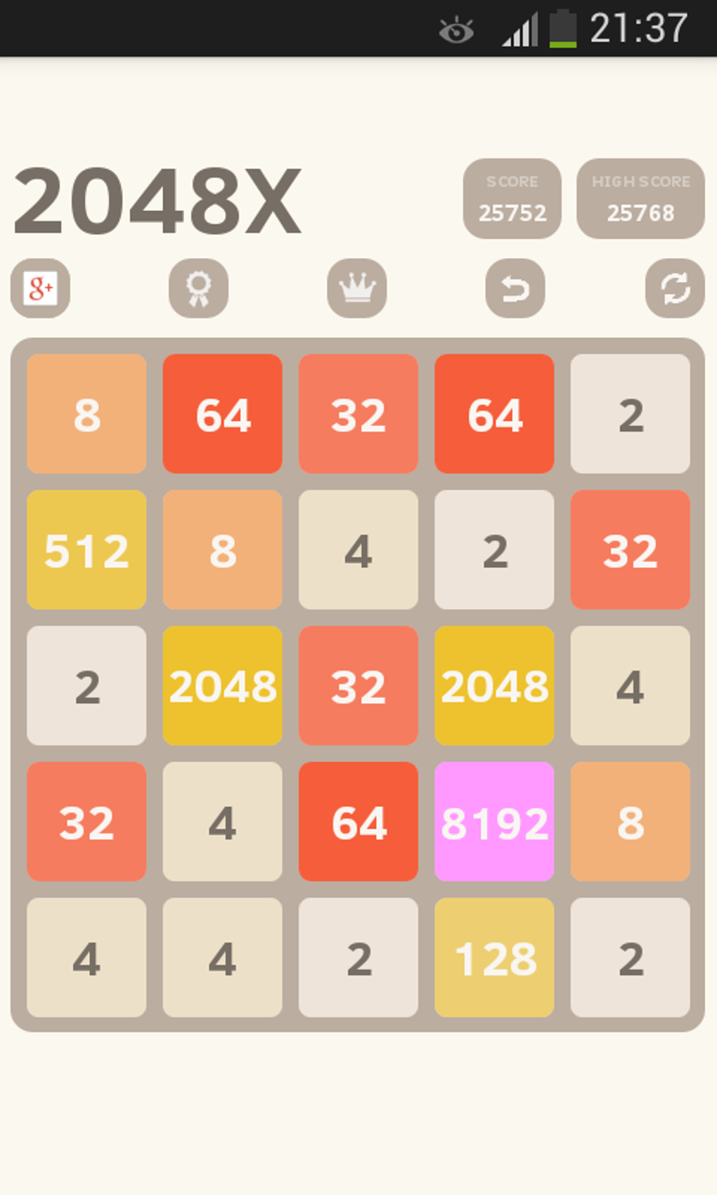 2048 Extreme (5X5) APK for Android - Download