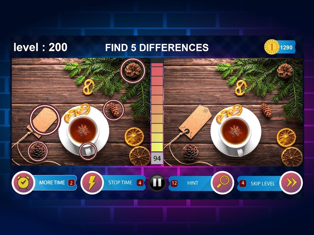 Spot 5 Differences 1000 levels para Android - Descargar