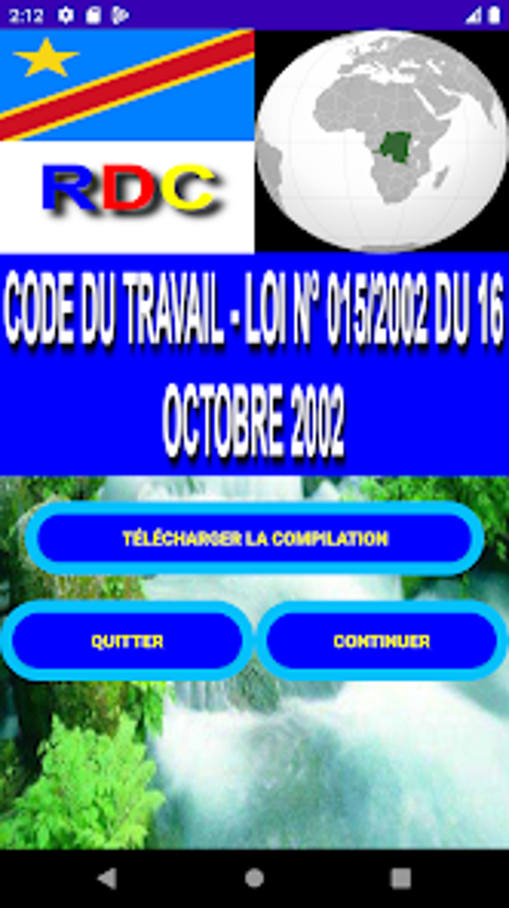 Code du travail RDC สำหรับ Android - ดาวน์โหลด
