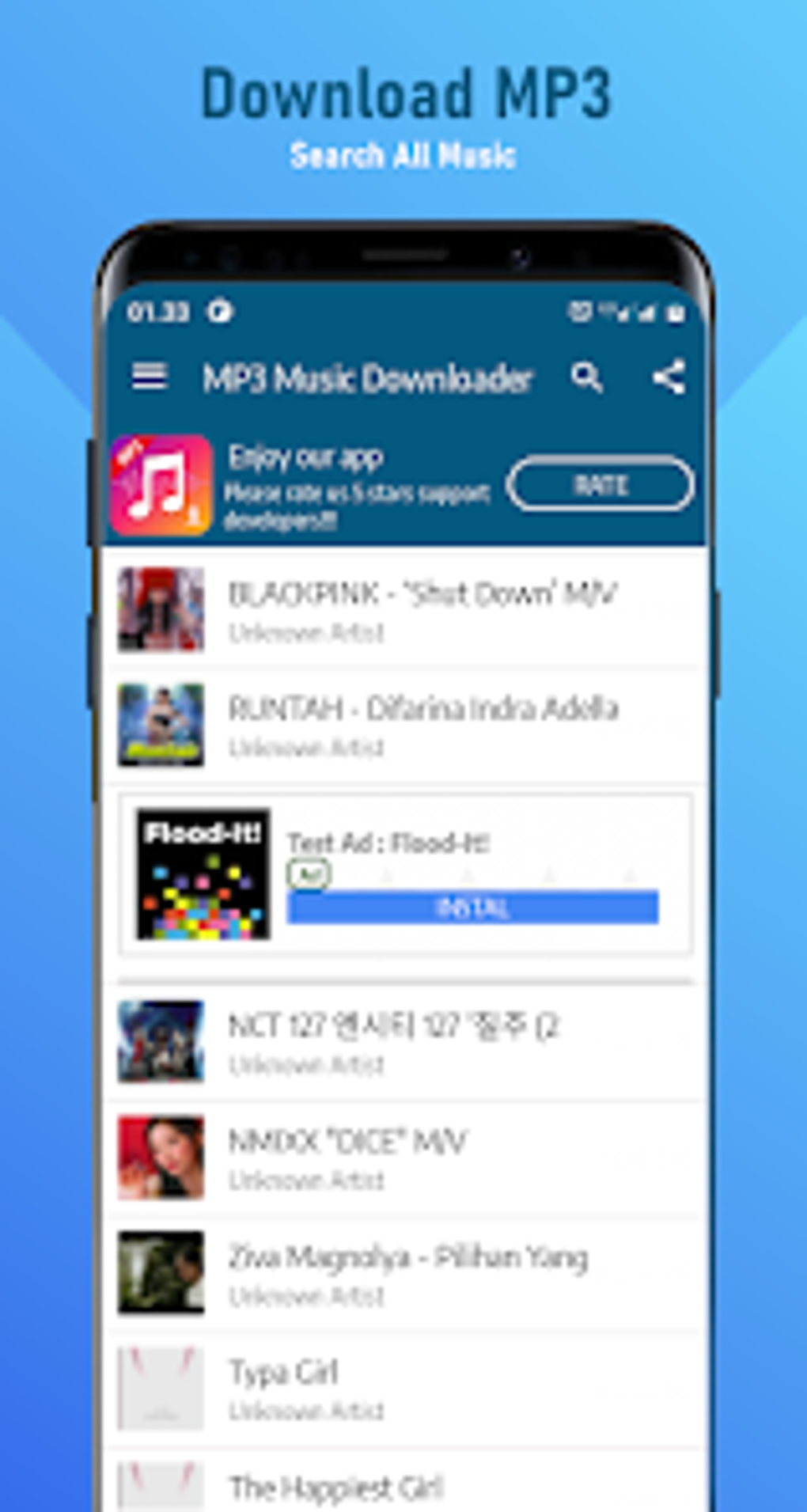 Descargar Musica MP3 for Android - Download