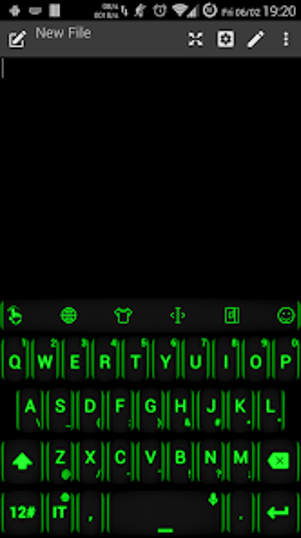 Keyboard Theme Neon Green for Android - Download