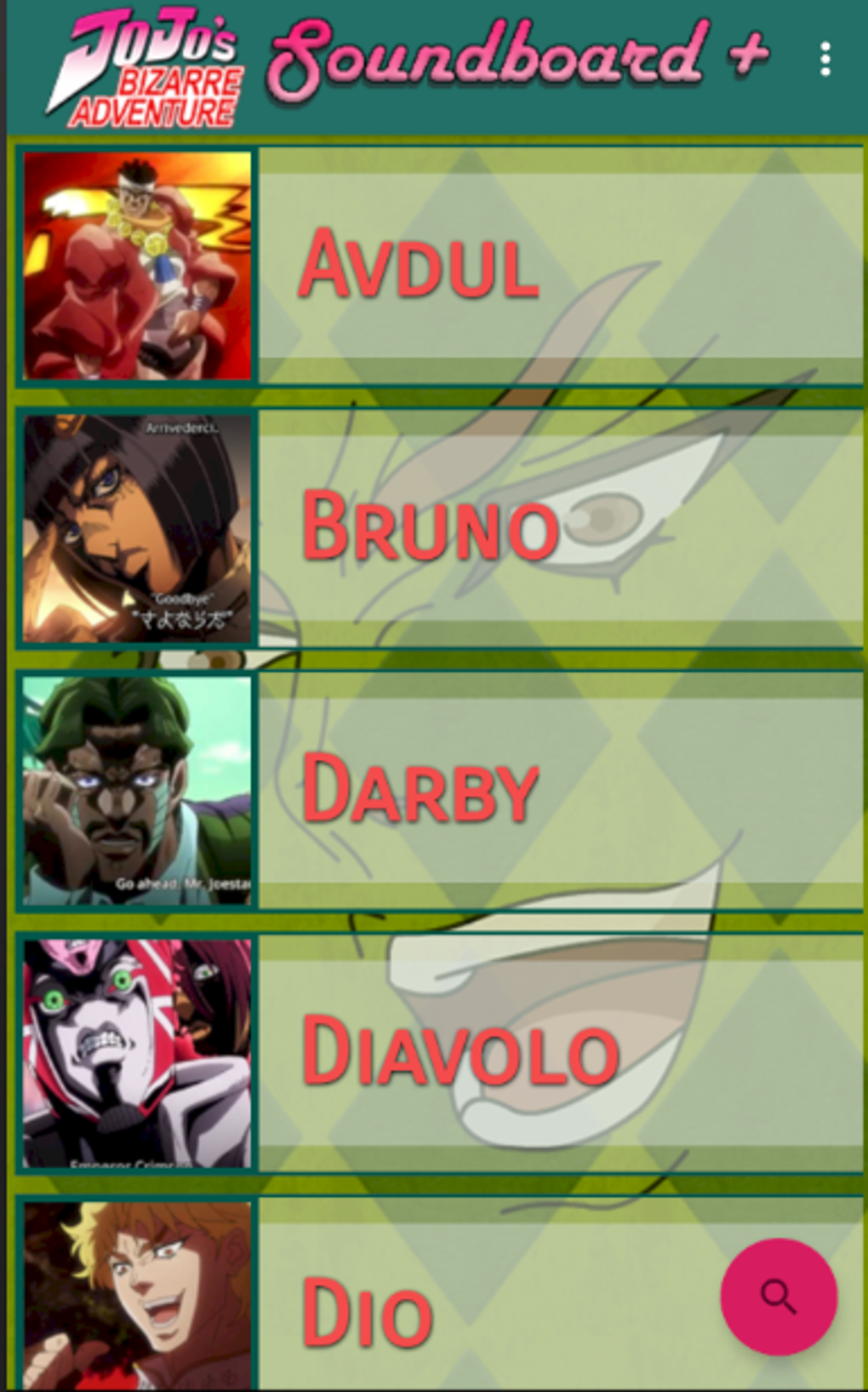 JoJo soundboard for Android - Download
