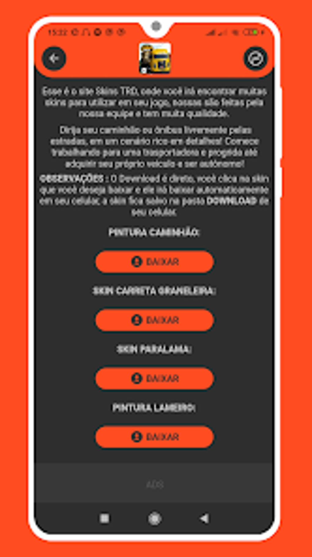 Skins The Road Driver - PRO for Android - Download