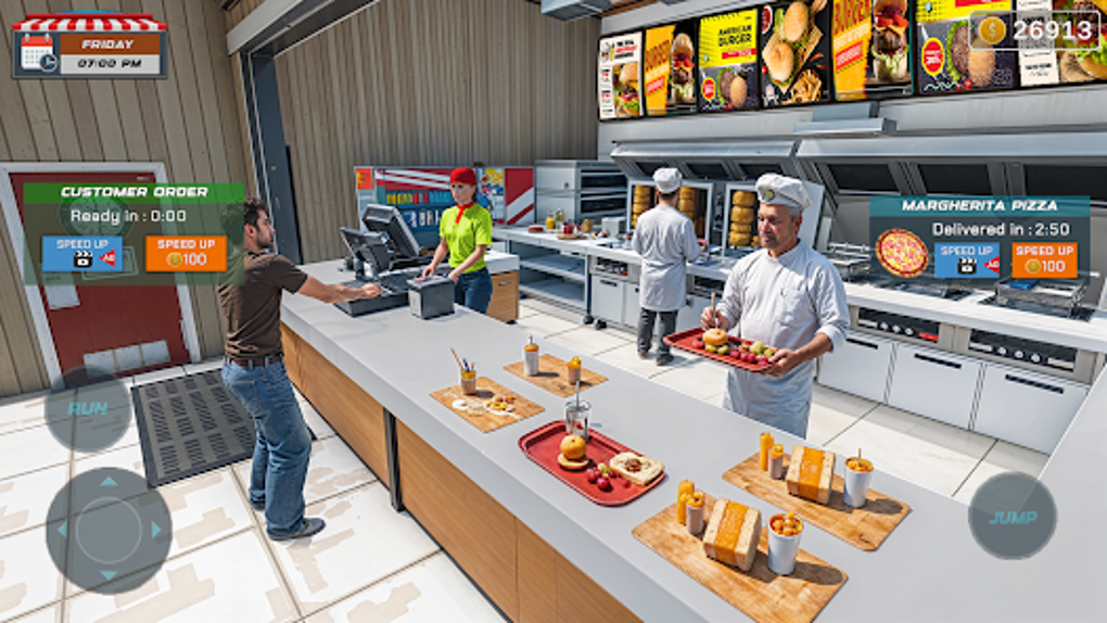 Android için Fast Food Store Simulator Game - İndir