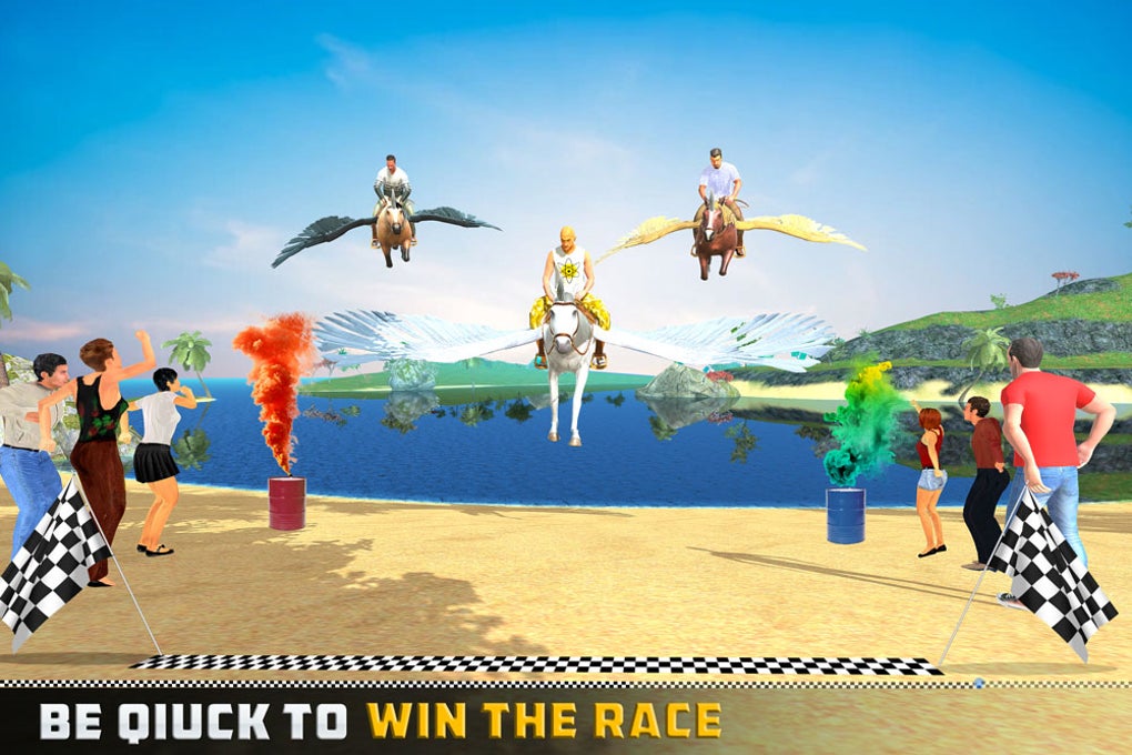 Flying Unicorn Racing 3D for Android - Download