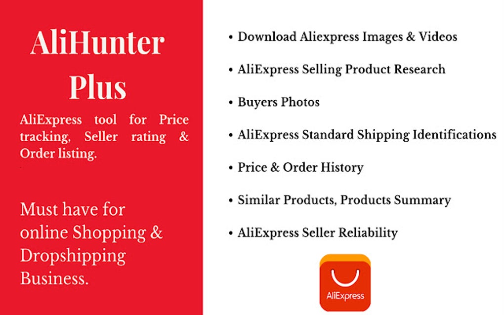 AliHunter Plus - AliExpress Research Tool pour Google Chrome ...