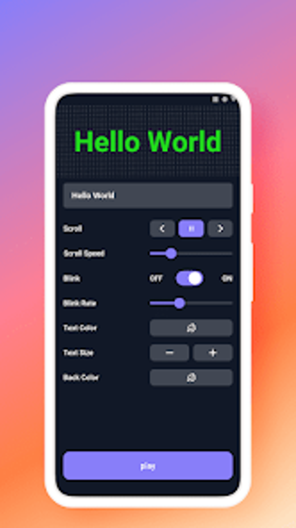 LED Banner Scroller for Android - Download