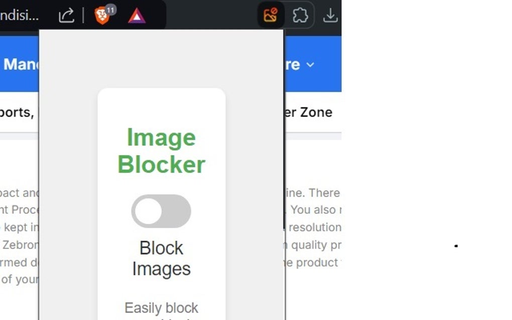 Image Blocker Google Chrome 용 - 확장 프로그램 다운로드