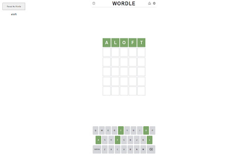 Reveal the Wordle for Google Chrome - Extension Download