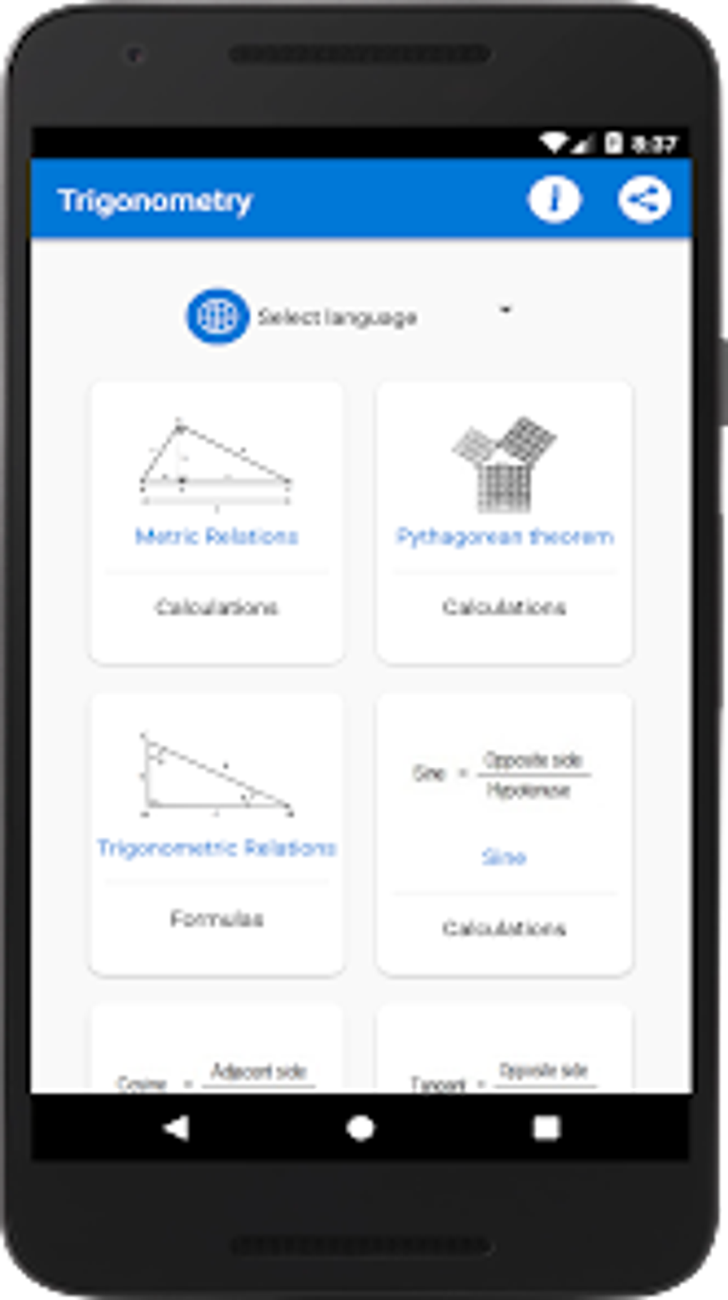 Android Için Trigonometry Calculations İndir