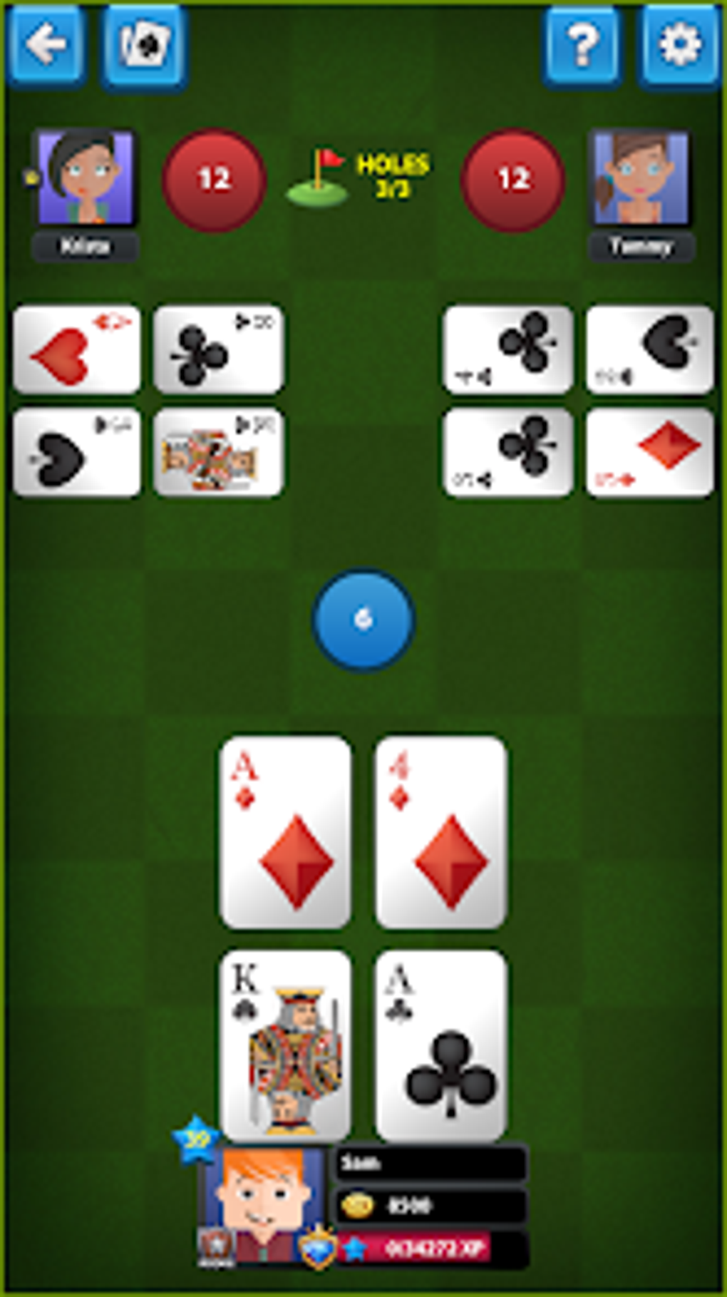 Golf Card Game: Relax and play para Android - Descargar